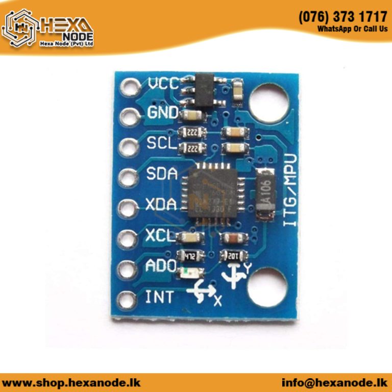 MPU6050 Triple Axis Analog Accelerometer Gyroscope Module – Hexa
