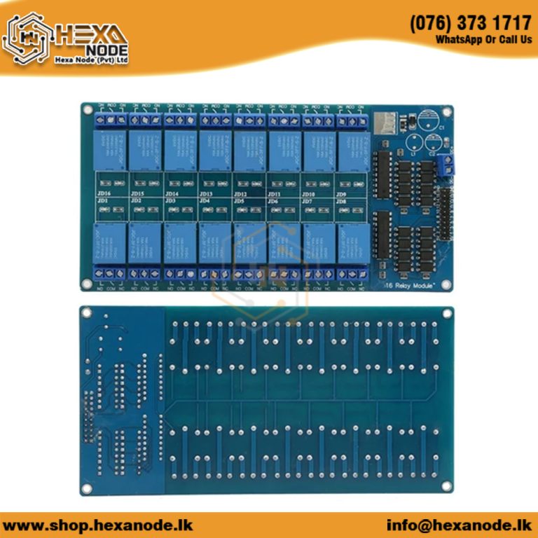 16 CH / Channel 10A 5VDC Relay Module With Opto Isolation – Hexa