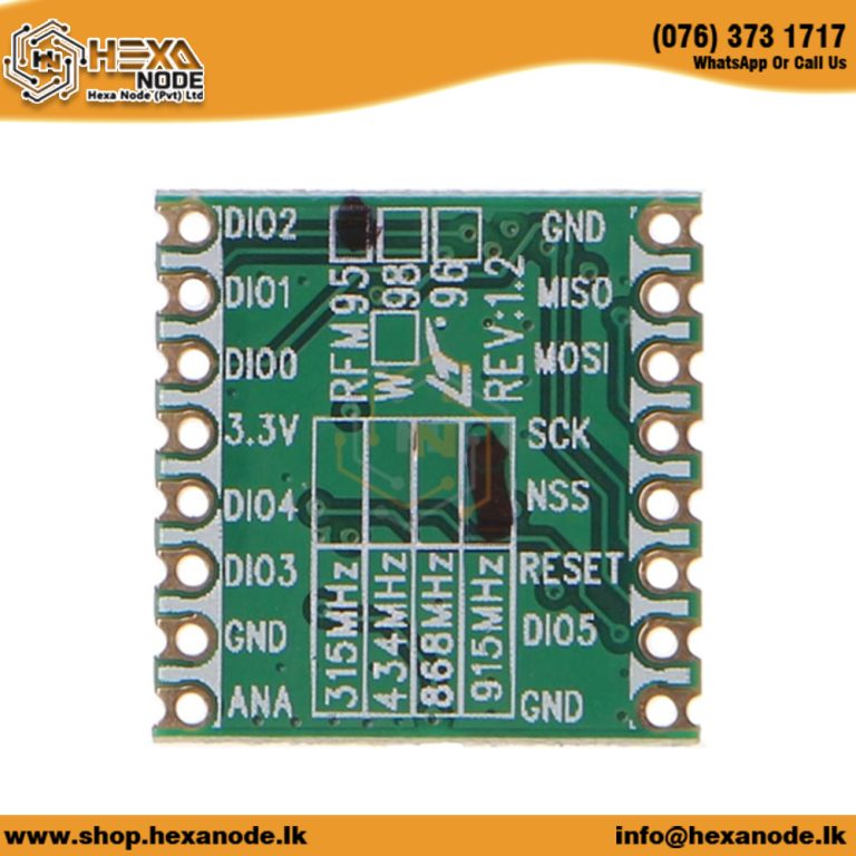 RFM95 RFM95-915MHz LORA SX1276 Wireless Transceiver Module – Hexa