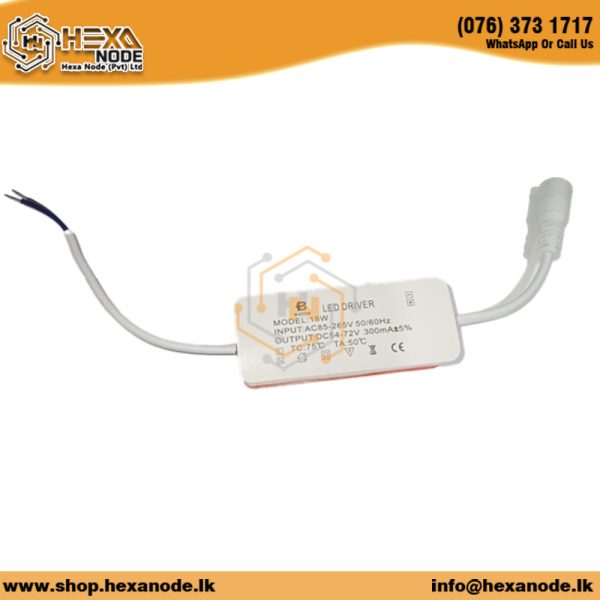 18W LED Panel Driver with Cover – Hexa
