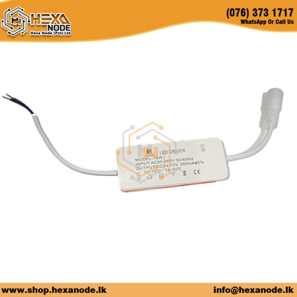 18W LED Panel Driver with Cover – Hexa